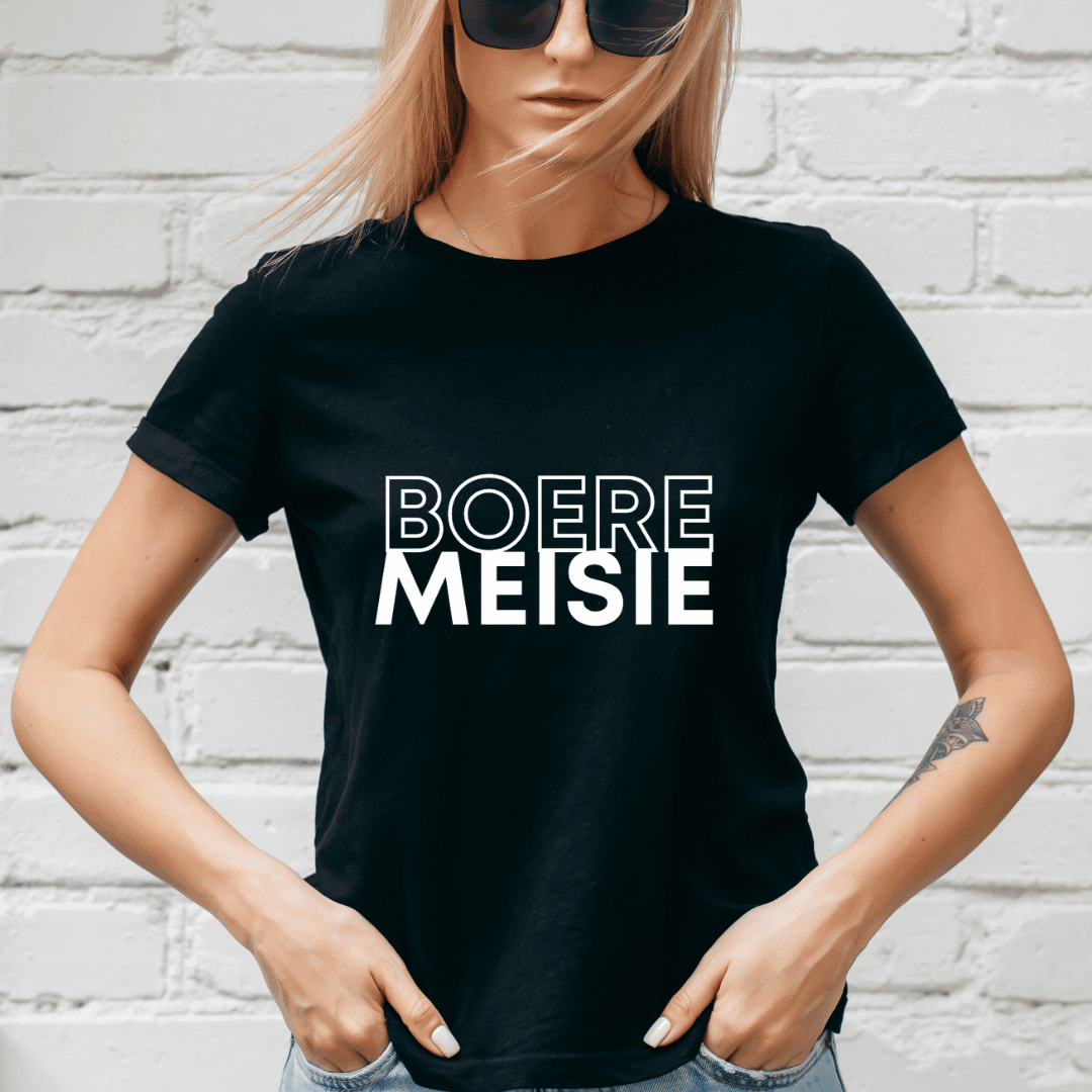 Boeremeisie T-Shirt – Padstal Winkel