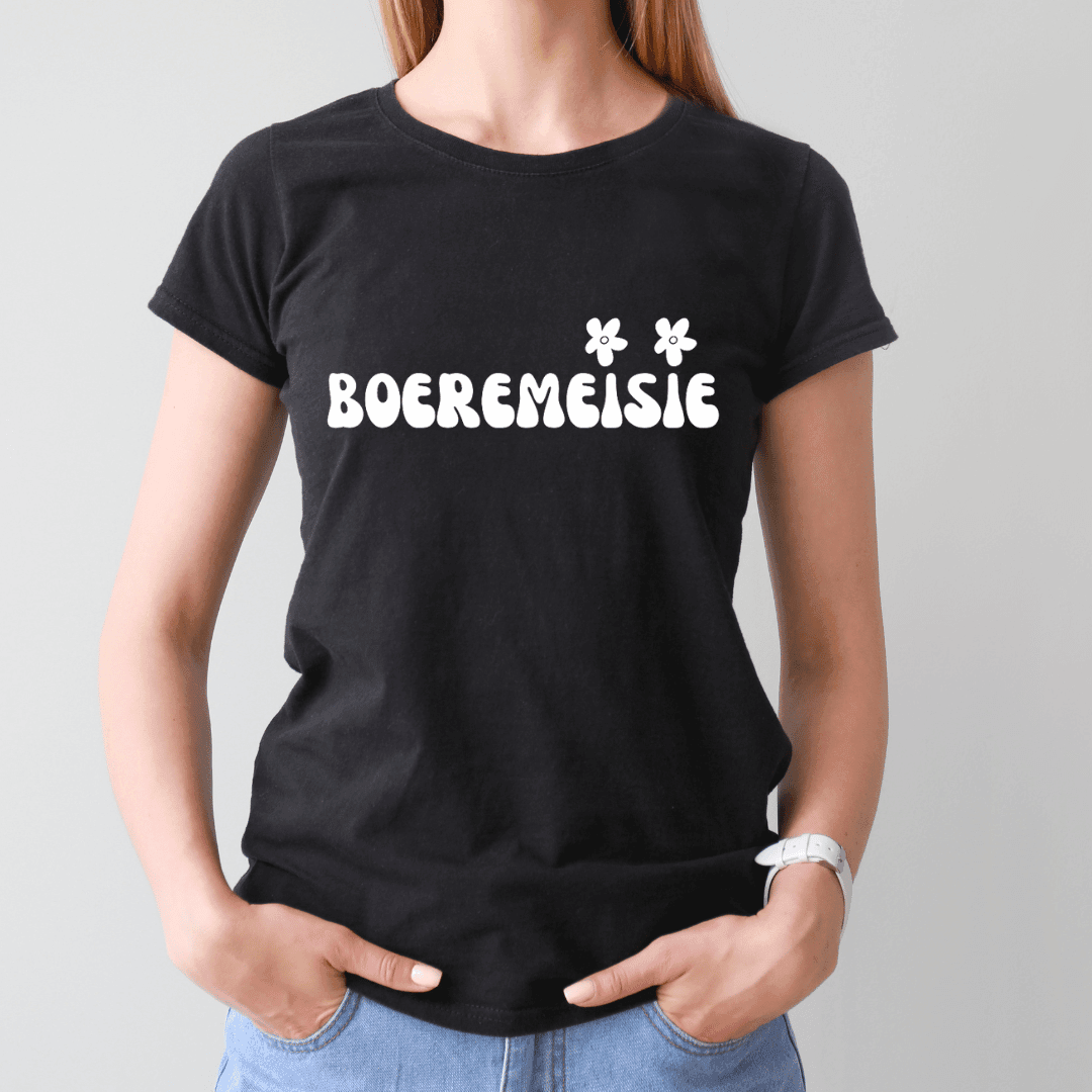 Boeremeisie T-Shirt – Padstal Winkel